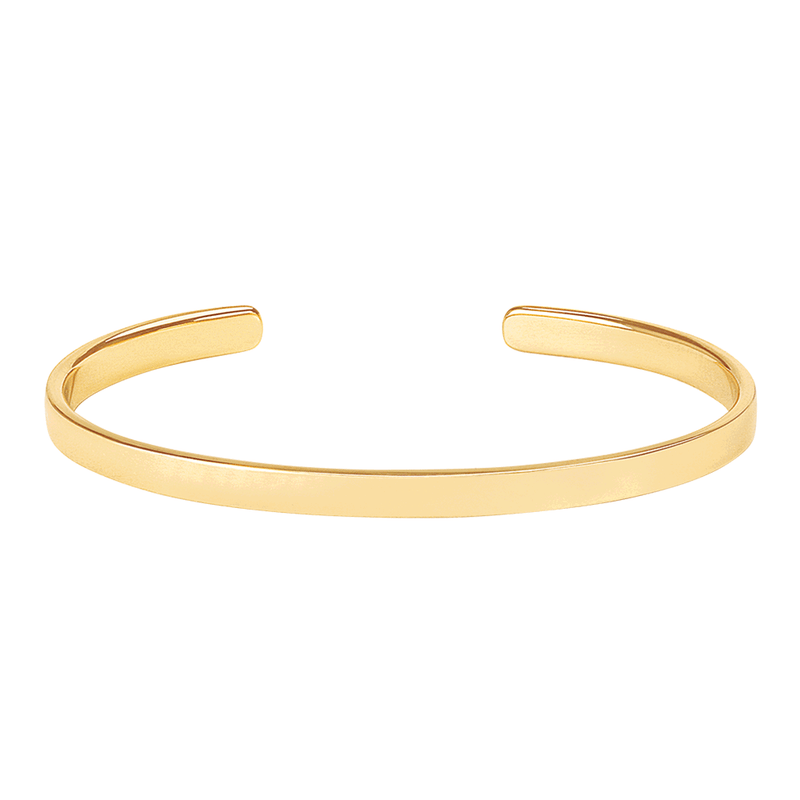 Bracelet jonc élégant I Bracelet Jonc Femme fin - Doré I Bangle-Up